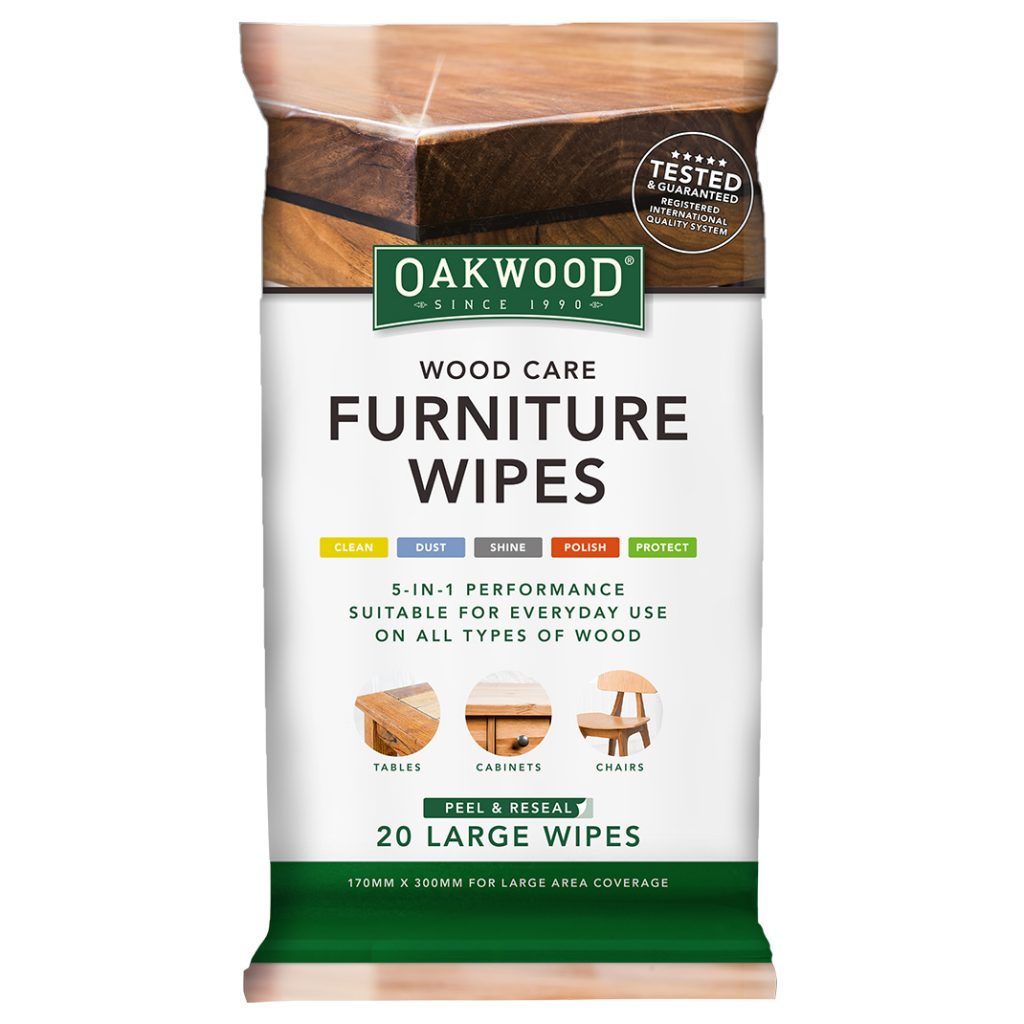 Buy Everyday Wood Care Furniture Wipes 20PK (170 x 300mm) - Oakwood
